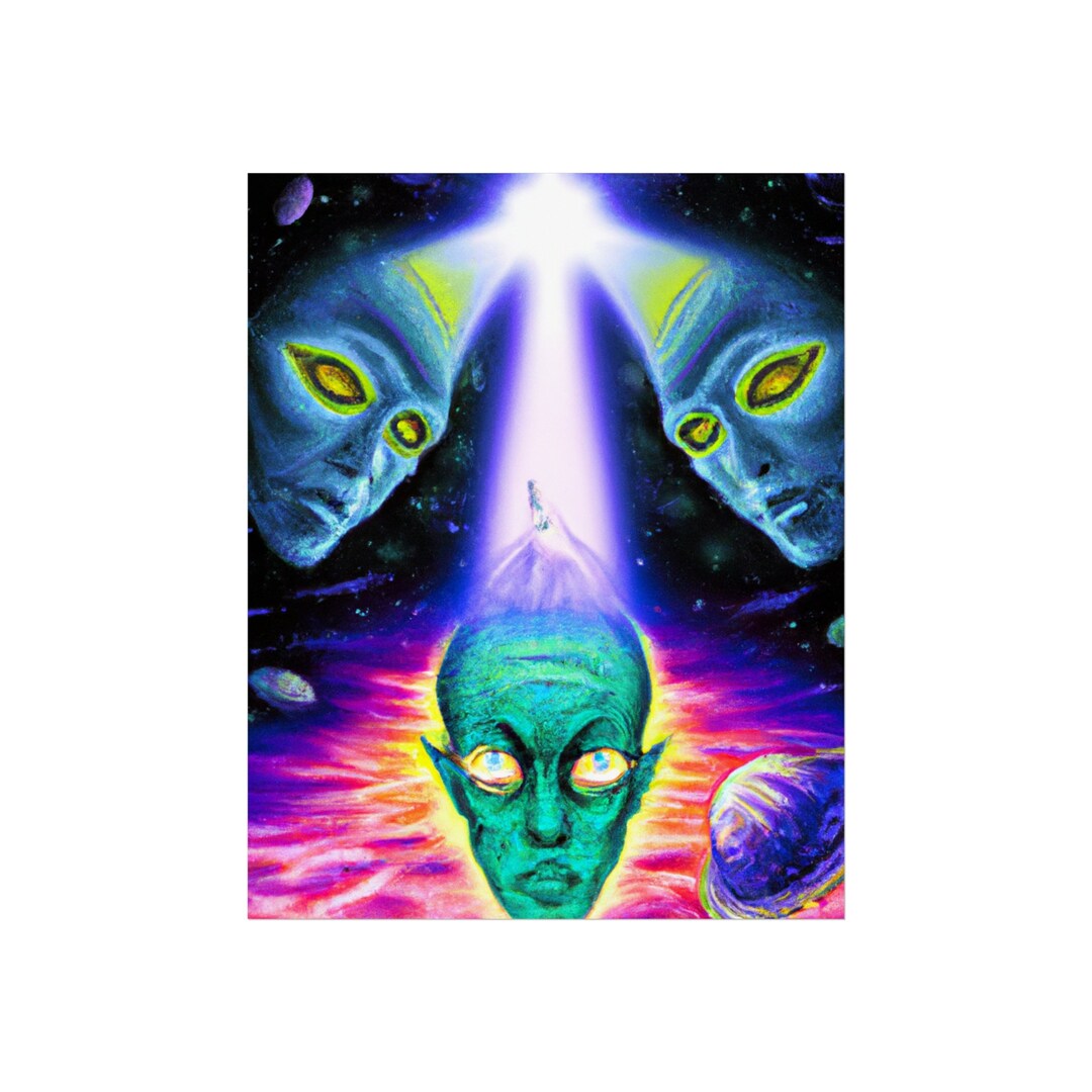 Extraterrestrial Observance: an Alien Watcher's Gaze - Etsy