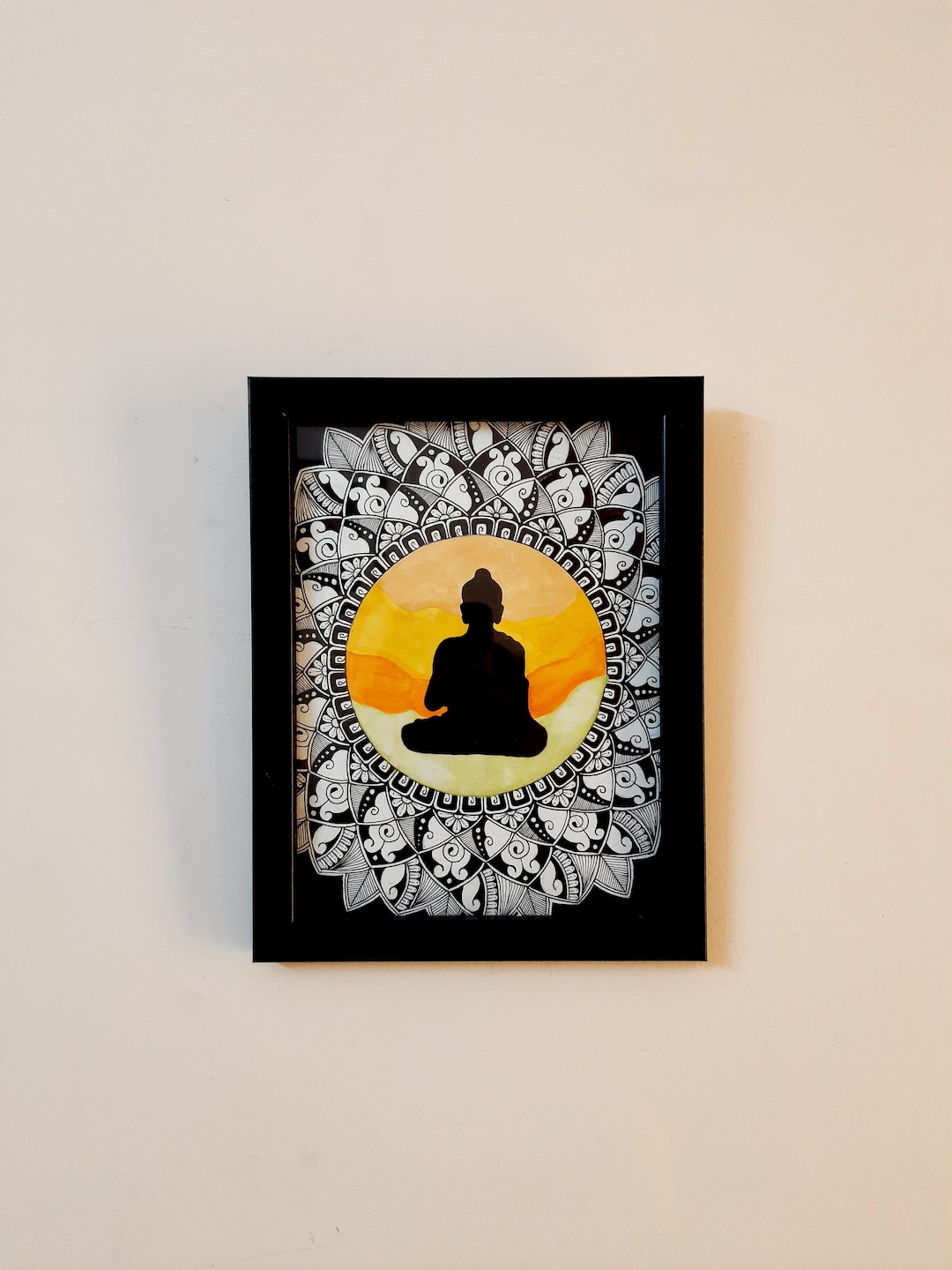 Handemade Buddha Mandala Art for Home Decor and Gifting. - Etsy