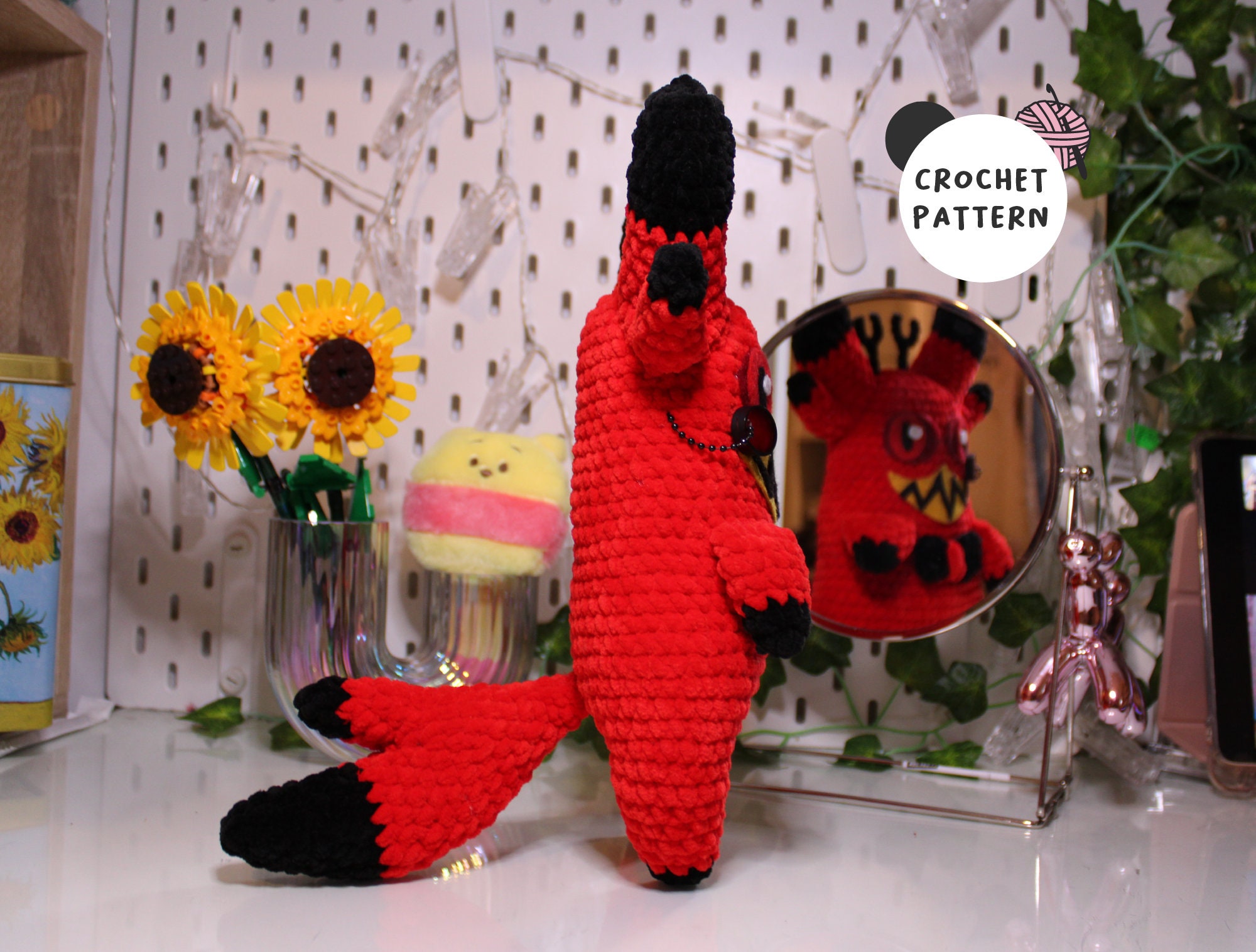 Cursed Cat Alastor Crochet Pattern, Hazbin Hotel, Alastor, Alastor ...