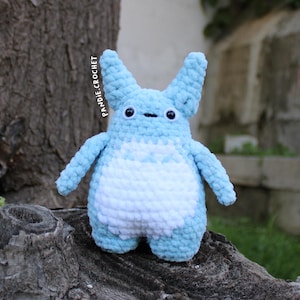 Chu and Chibi Totoro 4-1 Crochet Pattern, Totoro, Sunflower Totoro ...