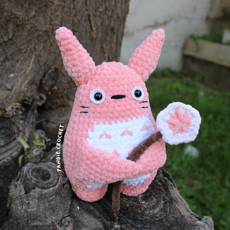 Totoro 3-1 Crochet Pattern, Totoro, Sunflower Totoro, Sakura Totoro ...