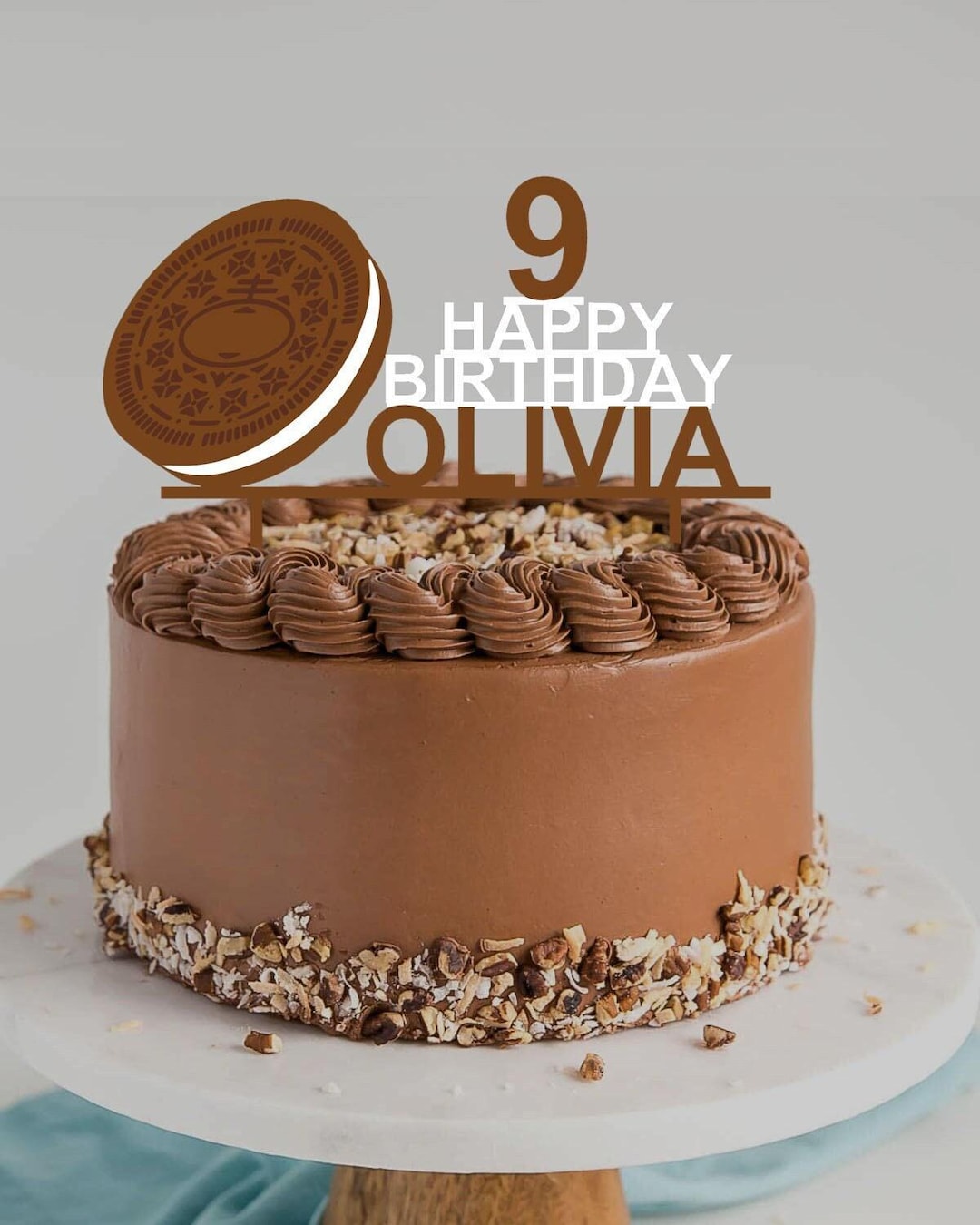Biscuit & Cookie Cake Topper – Personalised – Custom 3D Printed Gift - Etsy