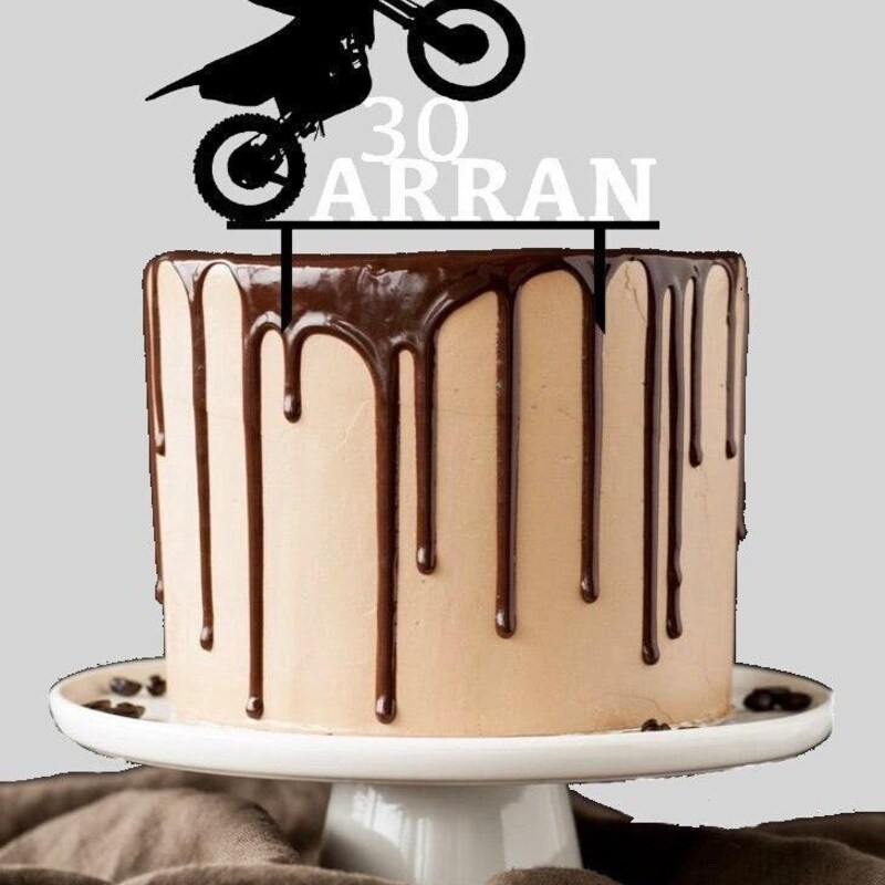 Motocross Cake Topper - Etsy Australia