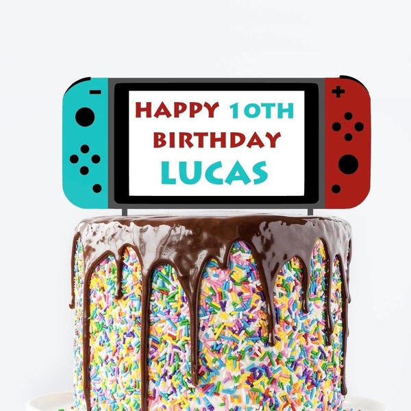 Nintendo Switch Cake - Etsy Canada