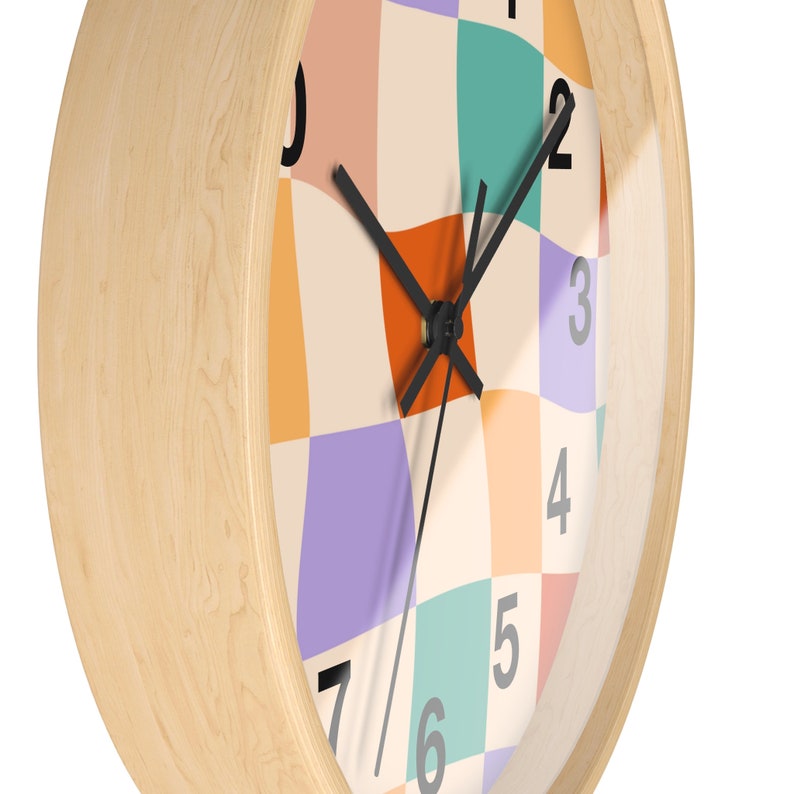 Retro Style Wall Clock: Groovy Home Decor Timepiece - Etsy