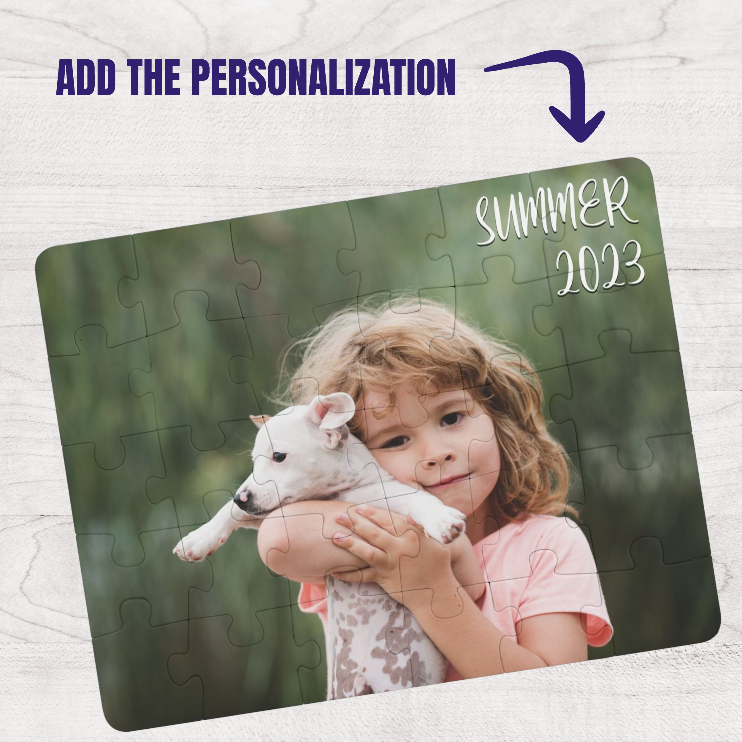 Kids Personalized Jigsaw Puzzle From Photo Customized Picture Puzzle ...