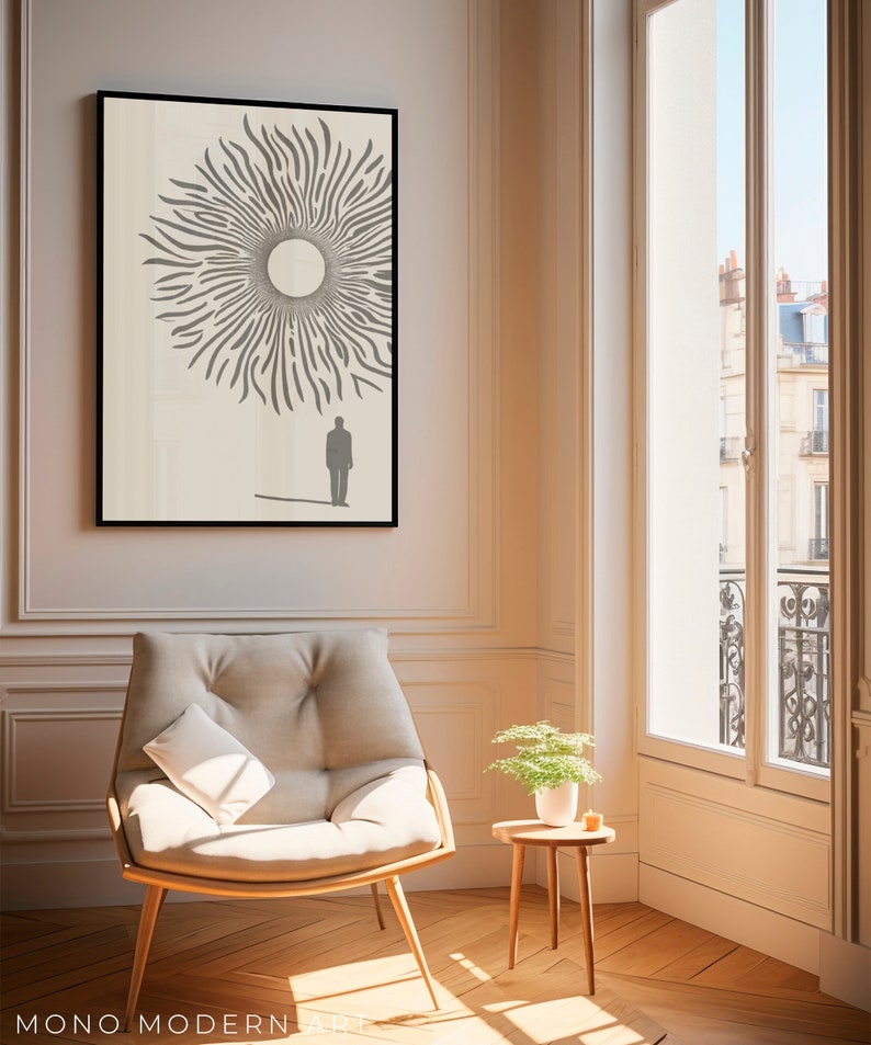 The Sun Bible Verse Art Print: Jesus Healing, Boho Sketch (digital ...