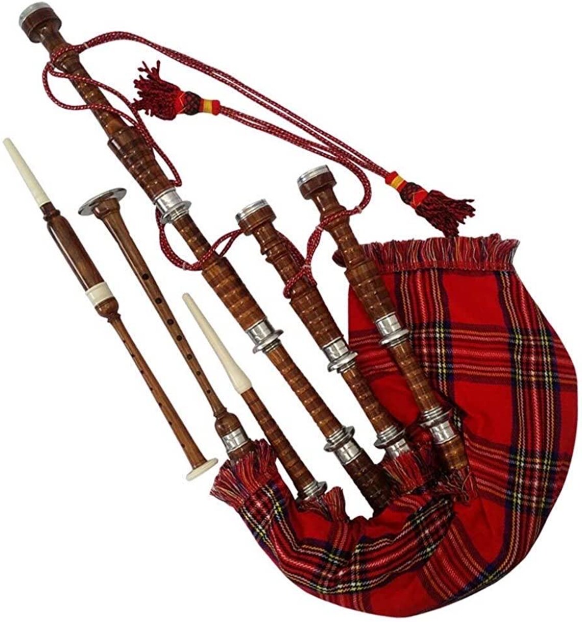 Bagpipes Beginner Full Set With Accessories Bagpipe Royal Stewart ...