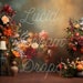 6 Fine Art Floral Digital Backdrops, Wedding Floral Backdrops ...