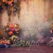 6 Fine Art Floral Digital Backdrops, Wedding Floral Backdrops ...