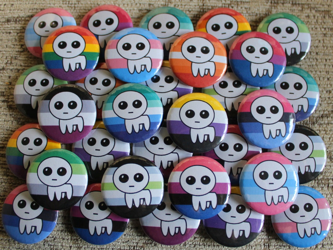 Autism Tbh Creature Pride Badge - Yippee LGBTQIA+ Button Pin - Etsy