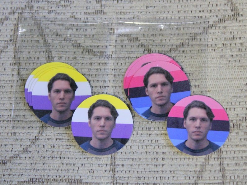 Jerma Pride Stickers - Pack of 4 Jerma985 Twitch Streamer LGBTQIA+ ...