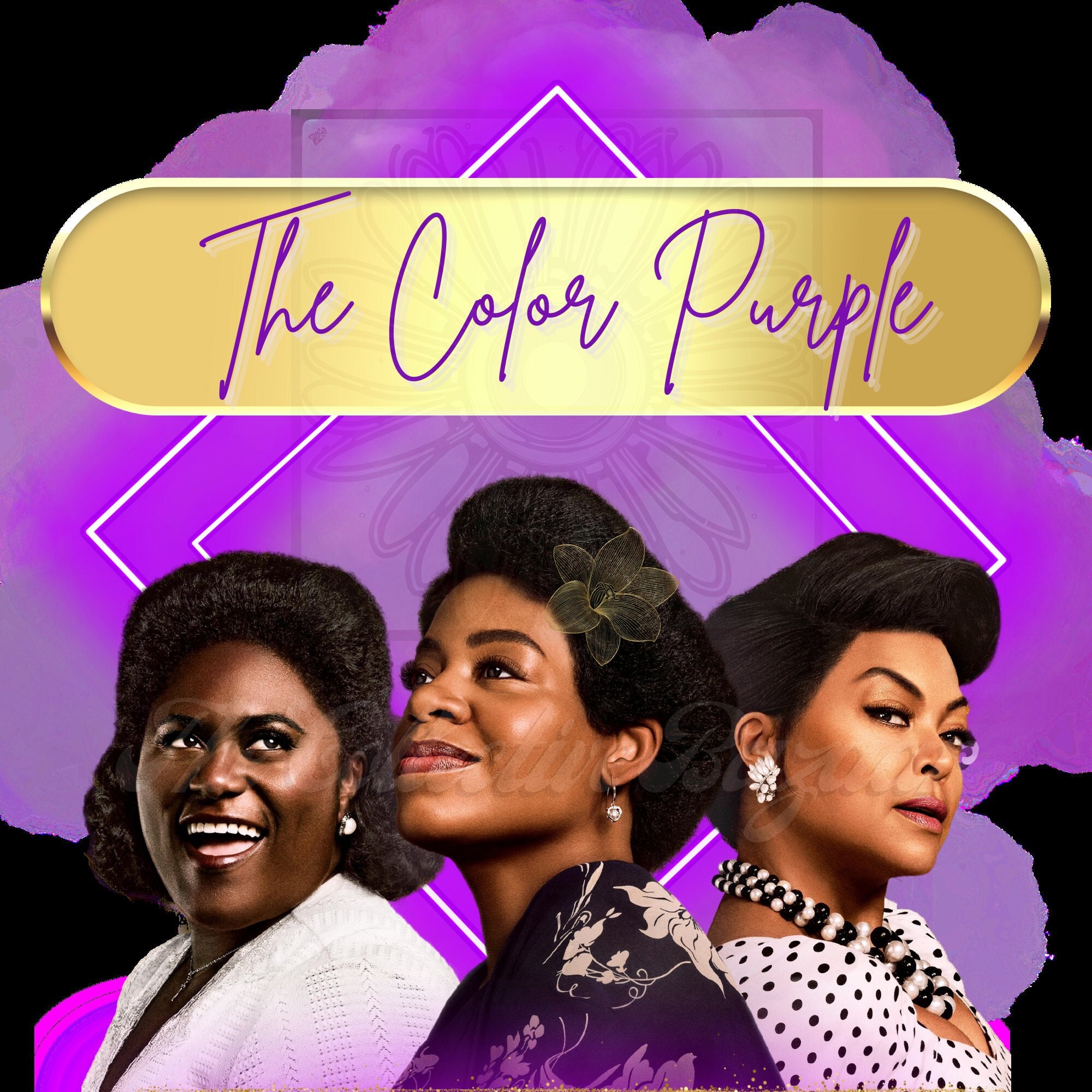 The Color Purple PNG SVG the Color Purple Movie Custom Design, the ...