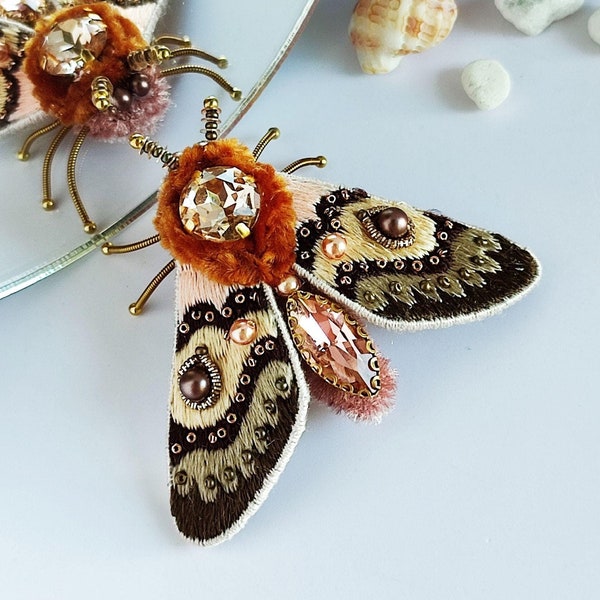 Embroidered Insect - Etsy