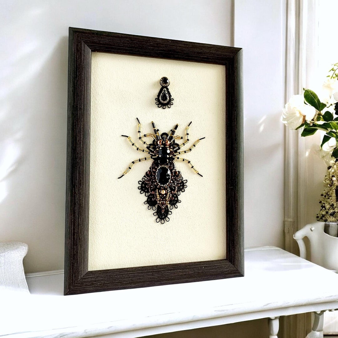 Oddities Wall Decor Victorian Framed Bug Wall Hanging Gothic Home Decor ...