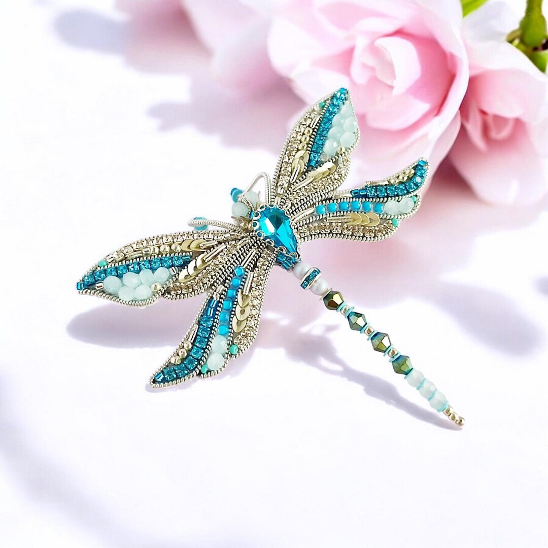 Dragonfly Brooch Nature Inspired Insect Pin, Brings Good Luck ...