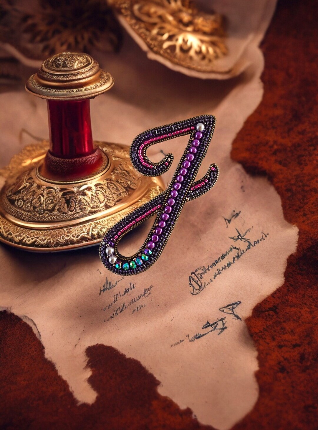 J Initial Lapel Pin, Monogram Pin Best Teacher Gift, Personalized Pins ...