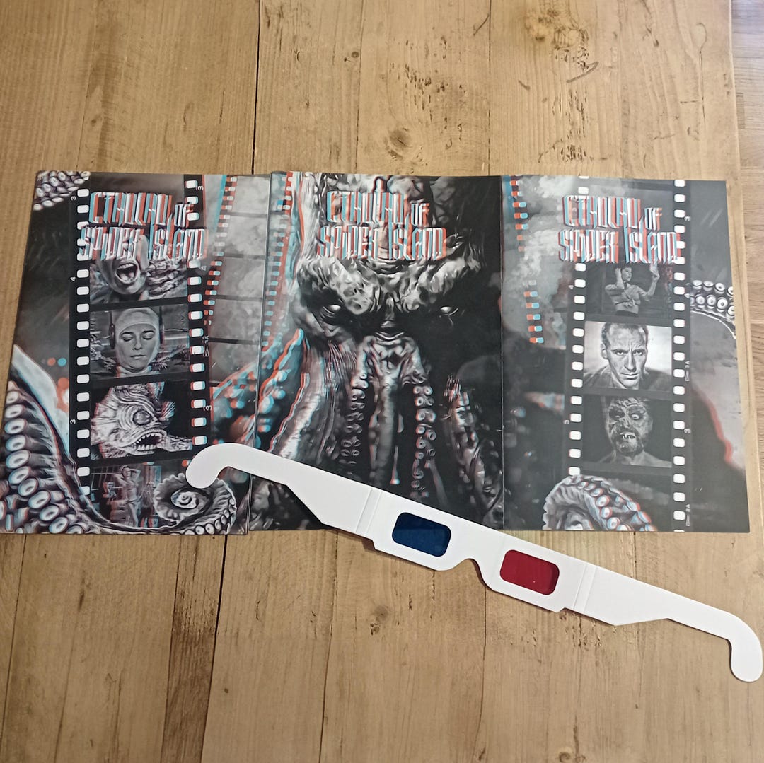 Cthulhu of Spider Island - Full Lovecraft Comic Series- 3D Covers! - Etsy