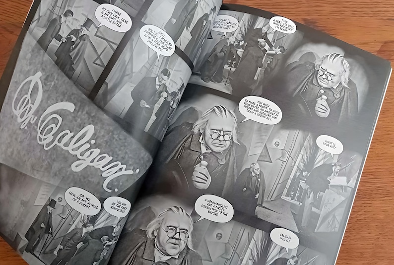 The Cabinet of Dr. Caligari - Horror Graphic Novel - Etsy