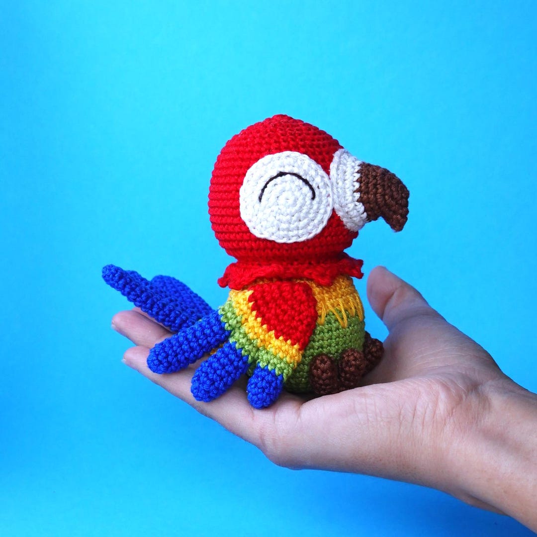 Ruby, the Red Parrot - Etsy