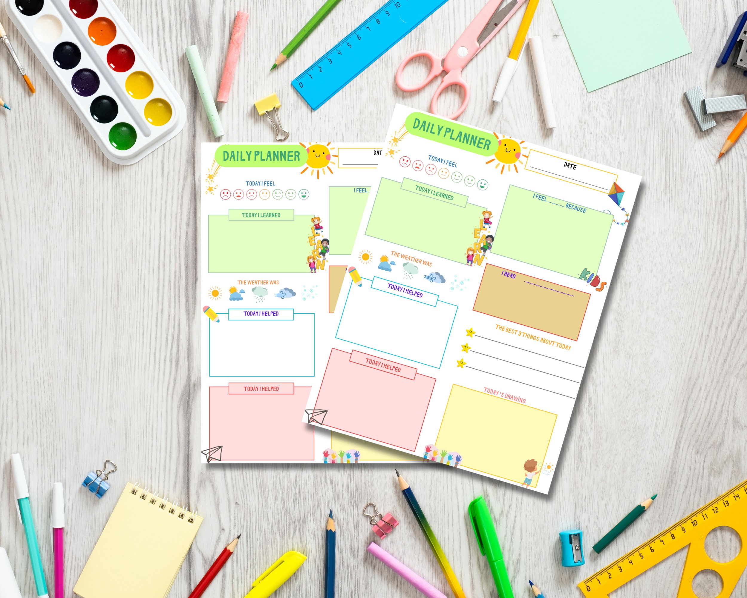 Kids Daily Journal Printable Journal for Kids Diary for Children Kids ...