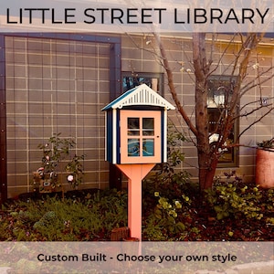 Custom Build Little Street Library/little Free Library/neighbourhood ...