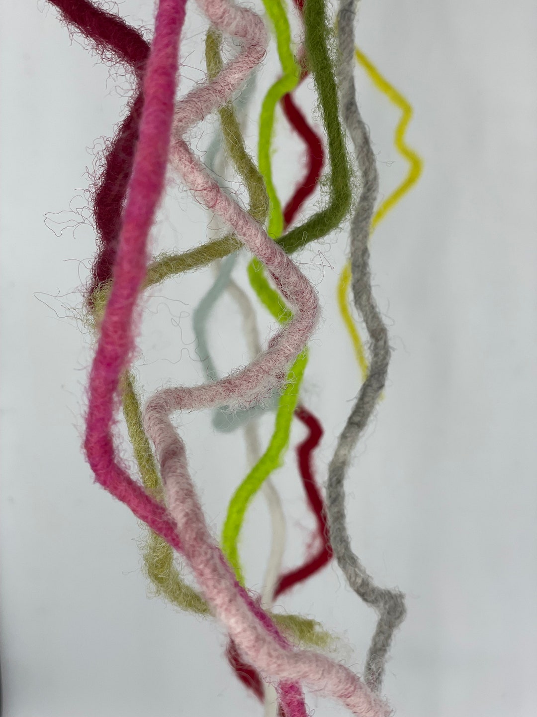 11 Colors Wick Thread Felt Cord D3-5 Mm Lehner Wool Felt Ribbon Wool ...