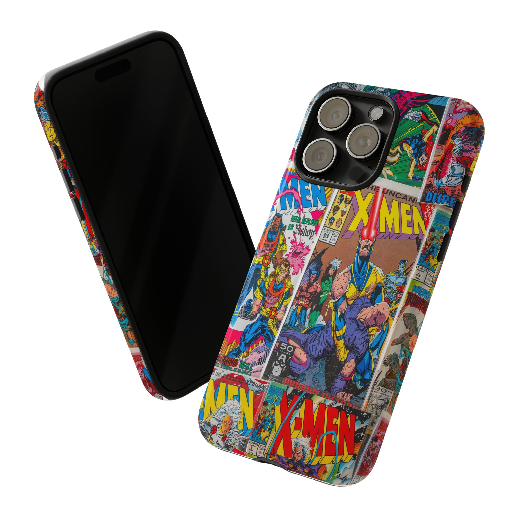 IPhone 15 X-men Vintage Marvel Comics Protective Phone Case - Etsy