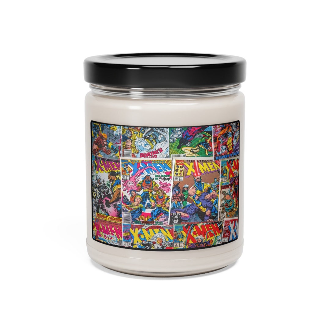 X - Men Vintage Marvel Comics Candle -scented Soy Candle, 9oz X-men ...