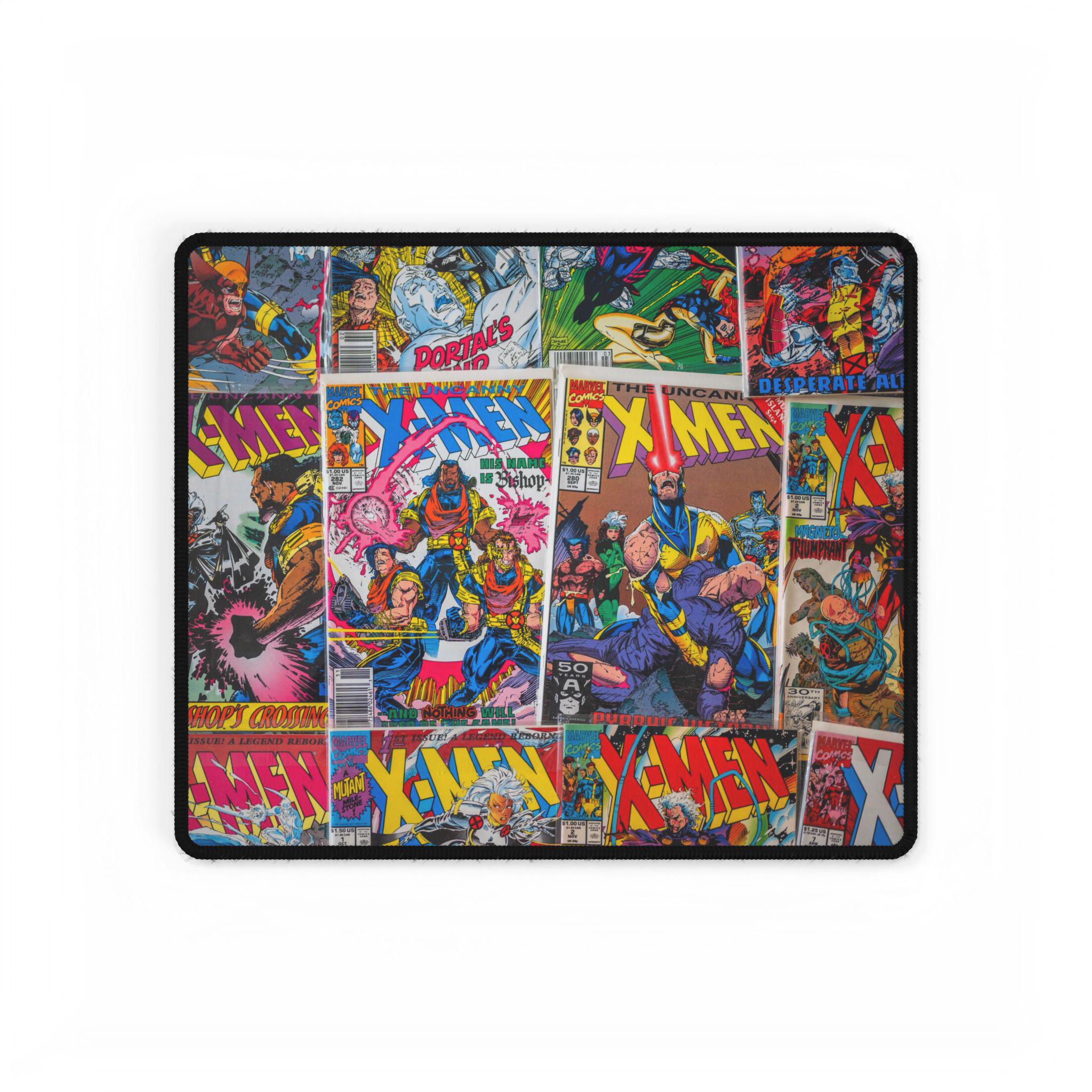 Vintage Comic Desk Mat - X-men Design, Gamer Accessories, Office Decor ...