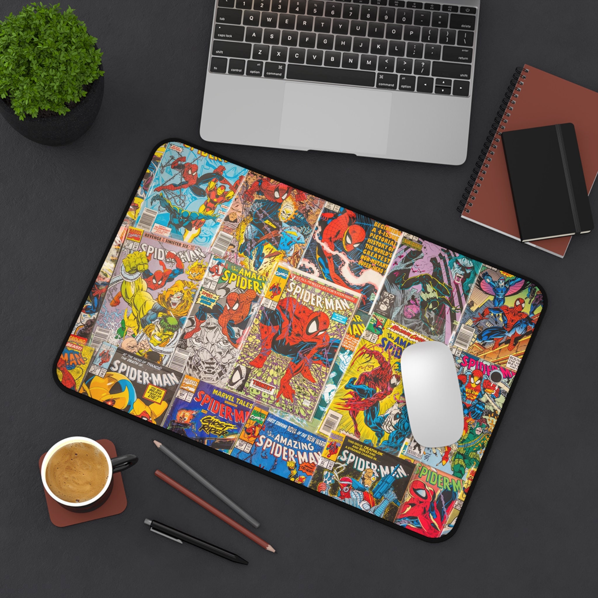 Marvel Comics Spiderman Vintage Desk Mat 3 Sizes - Mouse Pad - Modern ...