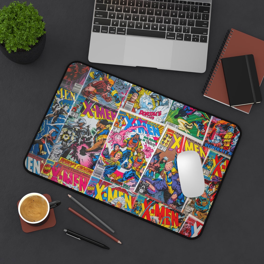 X-men Marvel Comics Vintage Desk Mat 3 Sizes - Mouse Pad - Modern Desk ...
