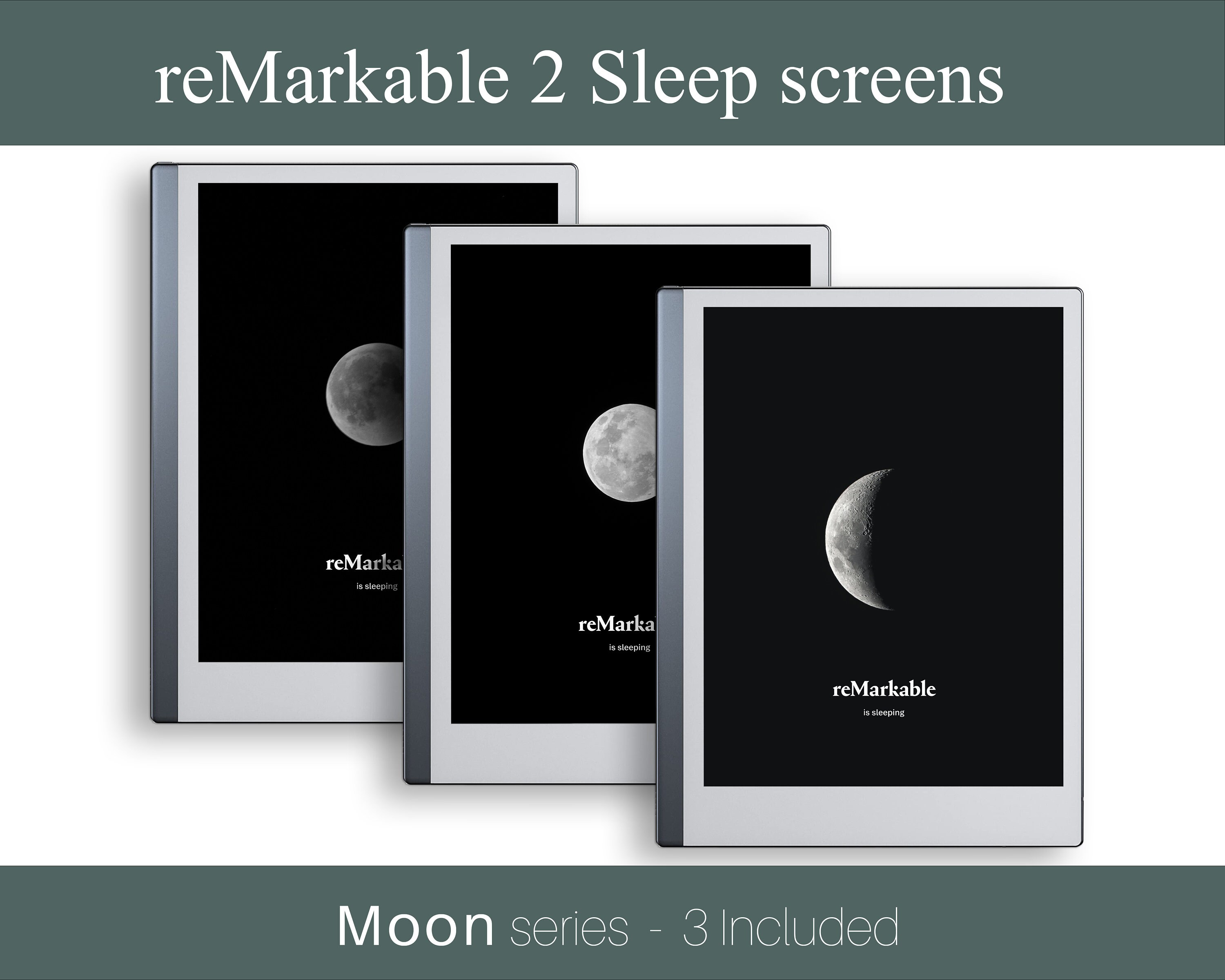 Three Nature Remarkable Sleep Screens moon - Etsy