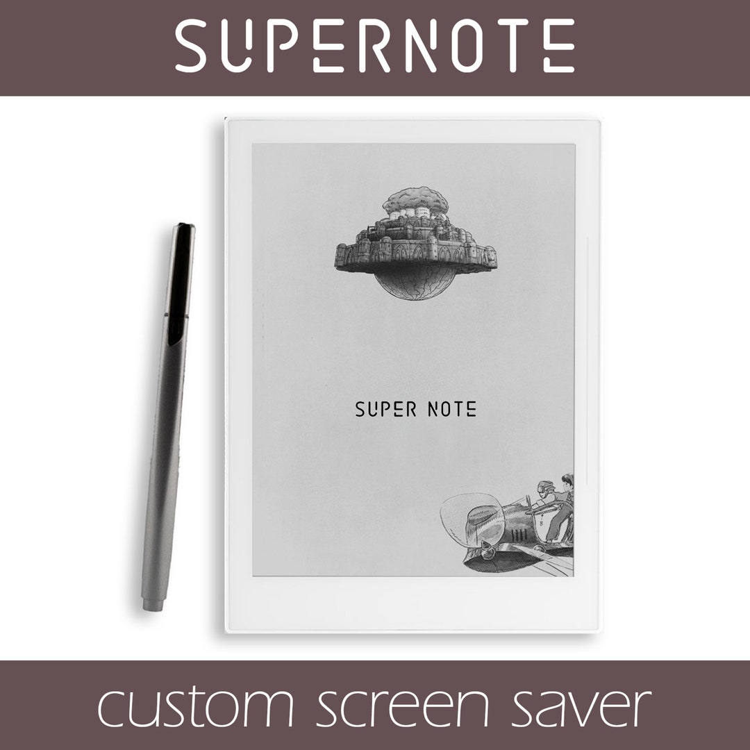 Ghibli Supernote Screensaver (castle in the Sky) #2 - Etsy