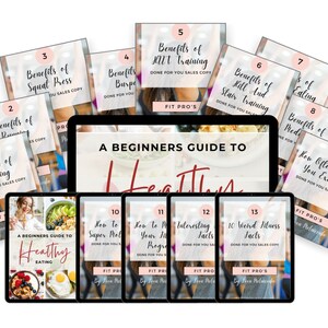 Rebrandable Healthy Eating Guide and Professionally Written Fitness ...