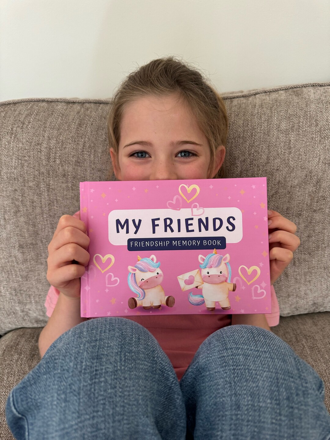 Friendship Memory Book | My Friends - Unicorns | Keepsake for Children ...