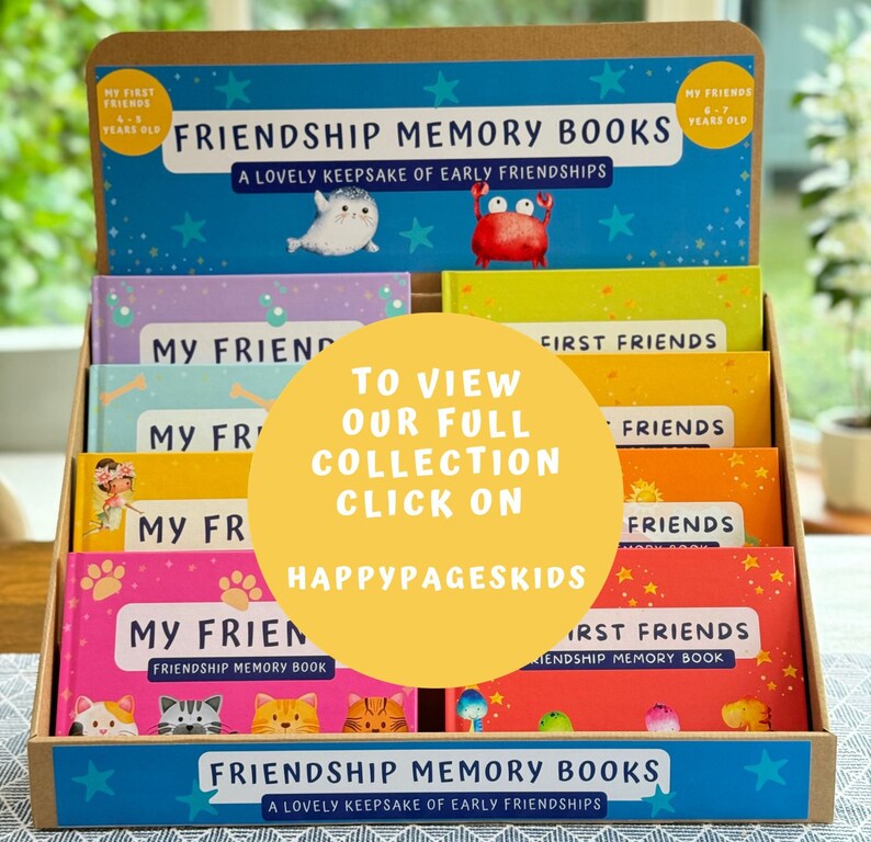 Friendship Memory Book | My Friends - Forever | Keepsake for Children ...