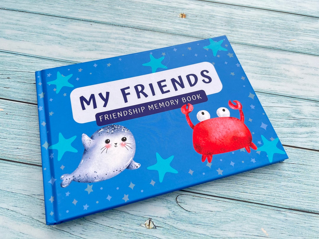 Friendship Memory Book My Friends Under the Sea Keepsake - Etsy