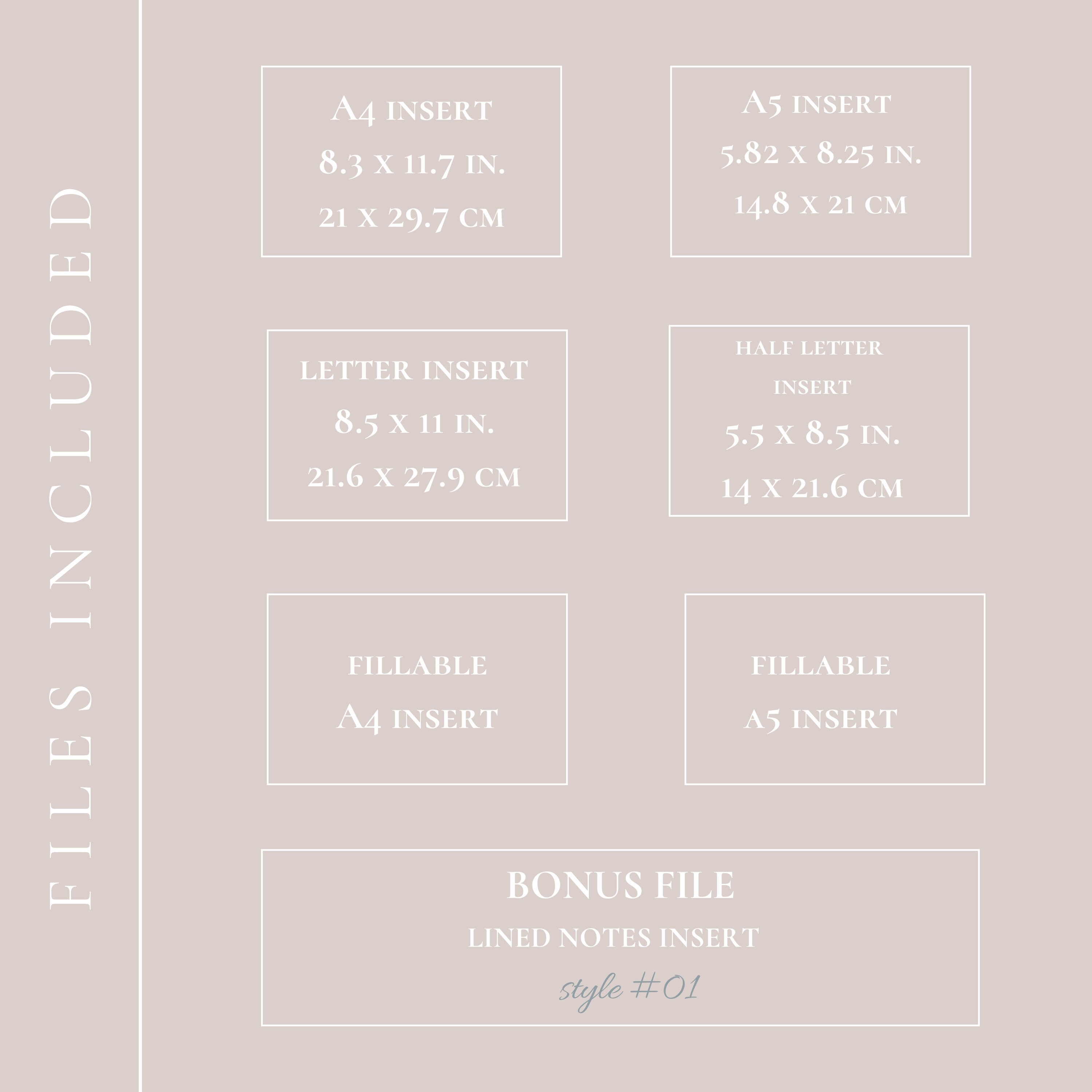 House Tasks Planner • Printable Insert • 2 Sheets Planner • A4/a5 ...