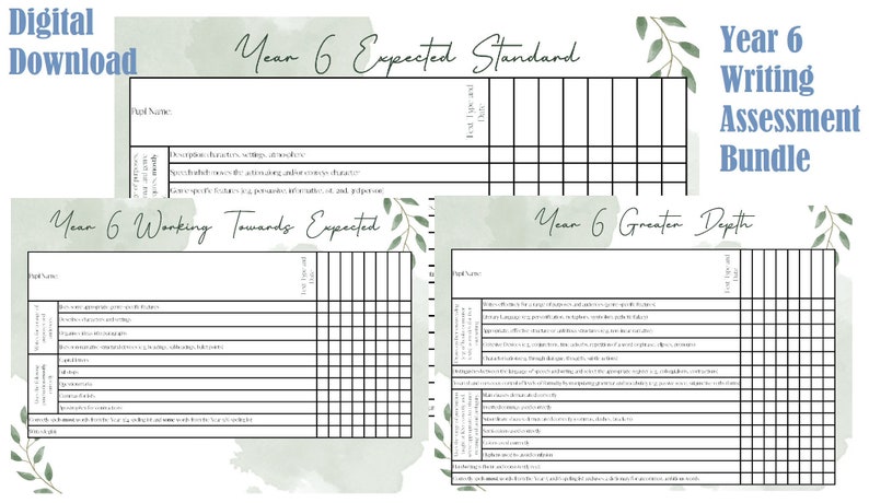 Year 6 Writing Assessment - Etsy