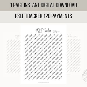 Debt Payoff Tracker, PSLF Tracker, Printable Debt Tracker, Debt Payoff ...
