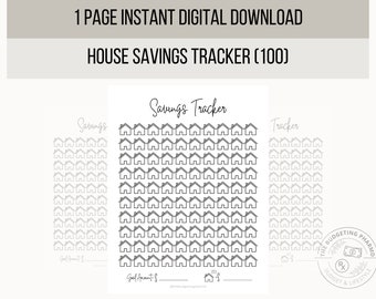 Savings Tracker, Sinking Fund Tracker, Kids Savings Tracker, Color ...