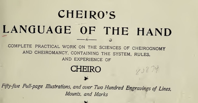1897 Palmistry Book. Antique DIGITAL BOOK Instant Download. Fortune ...
