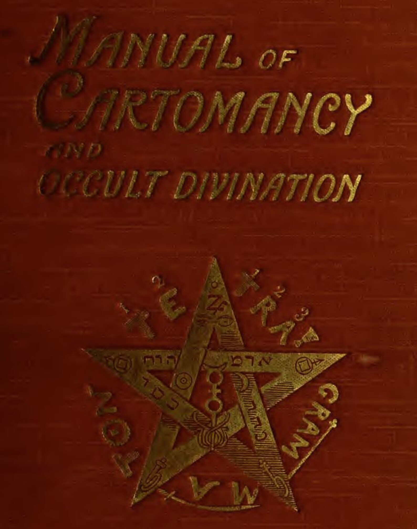 1909 Manual of Cartomancy, Fortune Telling & Occult Divination. Antique ...
