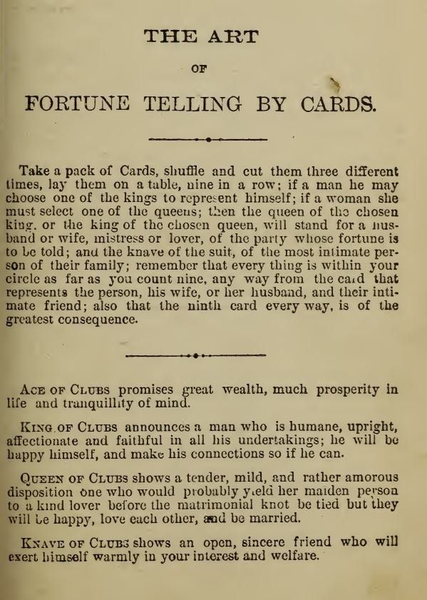 1884 Fortune Telling Book. Antique DIGITAL BOOK Instant Download ...