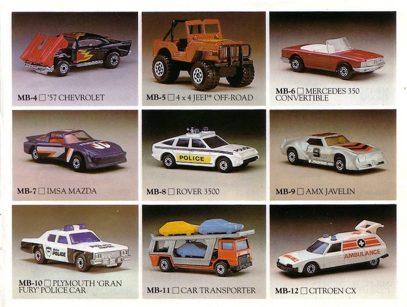 1984-5 Matchbox Toys Catalog Instant Download DIGITAL BOOK. Vintage ...