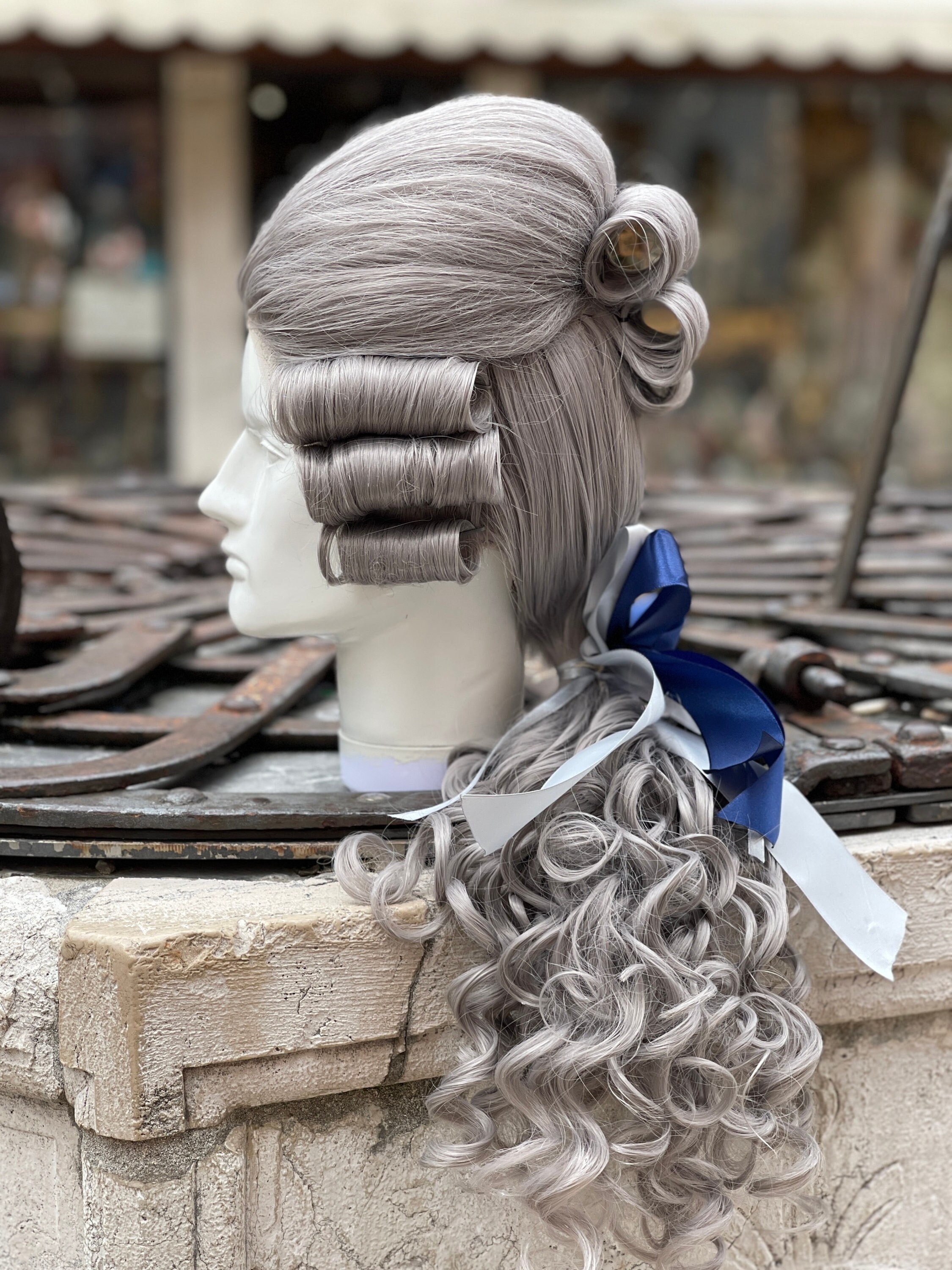 Historical Wig From the 1700s for Men, Carnival Wigs, Halloween Wigs - Etsy