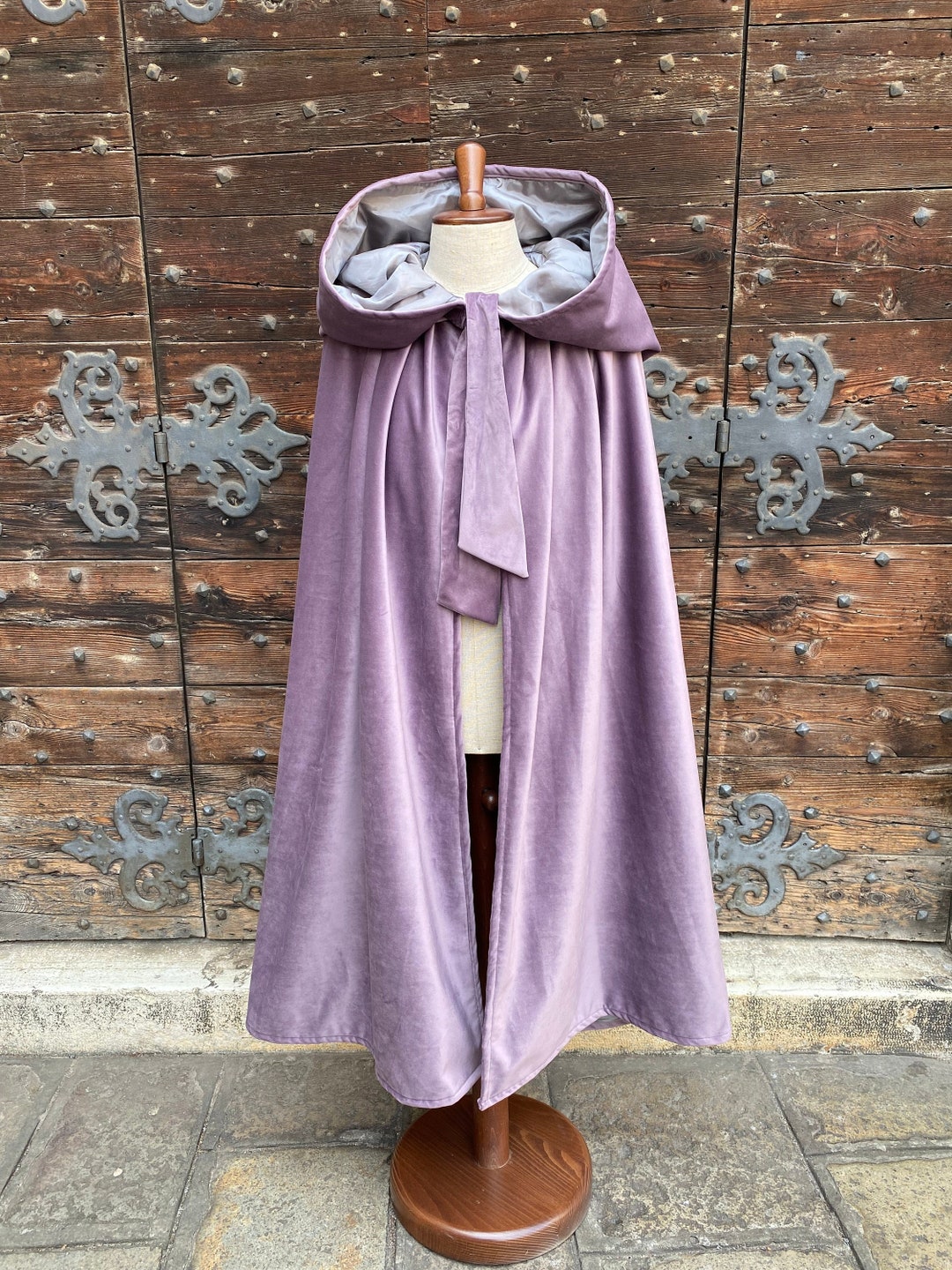Lilac Velvet Cape Lined in Satin - Etsy