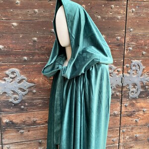Unlined Green Velvet Cloak - Etsy
