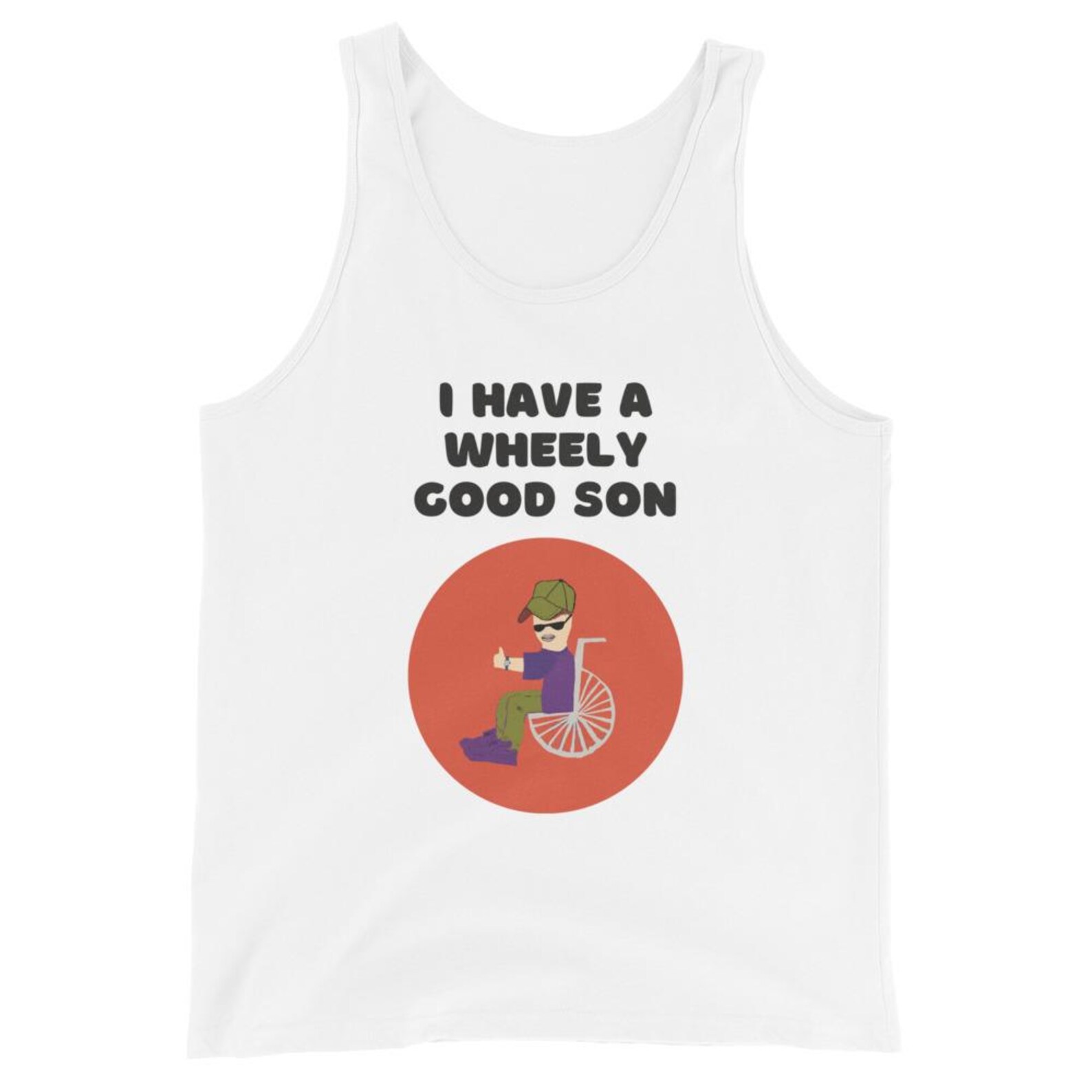 Funny Disabled I Have A Wheely Good Son Singlet - Etsy
